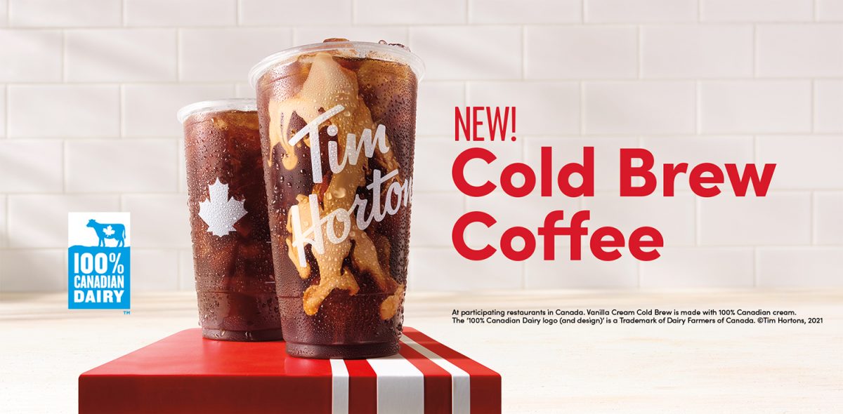 Tim Hortons Cold Brew Promotion - Seasons of Tuxedo